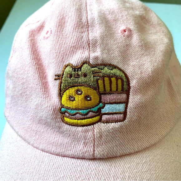 Hot Topic | Accessories | Pusheen Burger Fries Embroidered Baseball Cap ...